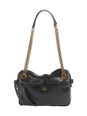 VIVIENNE WESTWOOD Dolce Medium Shoulder Bag - Black