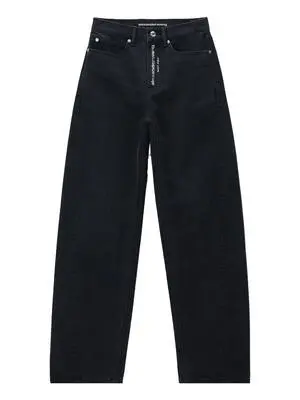 Alexander Wang Mid-rise Loose-fit Jeans - Faded Black