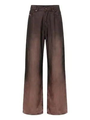 DIESEL® Wide Leg Trousers - Brown