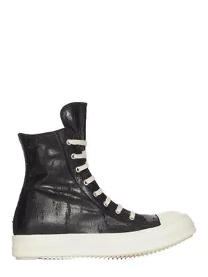 Rick Owens Rick Owens Drkshdw High-Top Lace-Up Sneakers Black