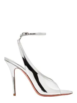 AMINA MUADDI Amina Muaddi Anok Sandal 105 Mirror Stiletto Heels