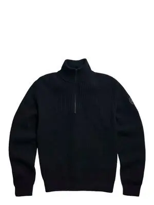 Canada Goose Mckinney Knit Quarter Zip Sweater - Black