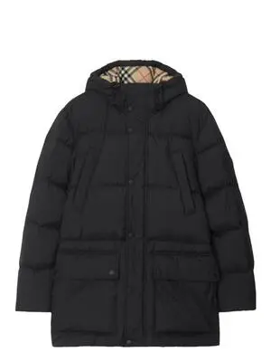 Burberry Hooded Long-sleeve Jacket - Black