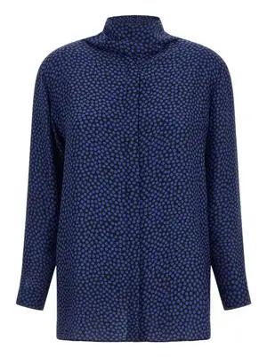 GIANLUCA CAPANNOLO Katherine Shirt With Polka Dot Print - Blue
