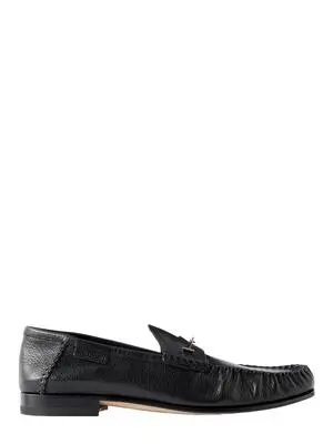TOM FORD Embellished Leather Loafers - No