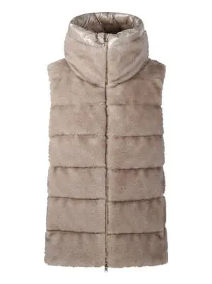 Herno High-neck Sleeveless Vest - No