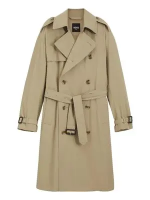 Hugo Boss Water-repellent Trench Coat - Beige