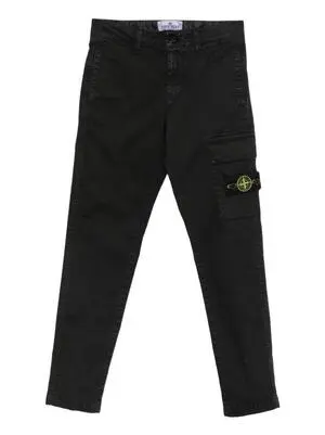 Stone Island Cargo Pants - Black
