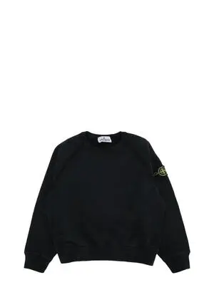 Stone Island Crew Neck Sweatshirt - Black