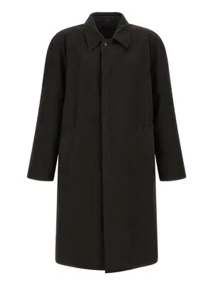 Prada Long-sleeved Reversible Coat - Black