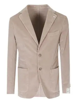 L.B.M. 1911 Single-breasted Corduroy Blazer - No