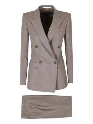 Tagliatore Long-sleeve Suit Set - Gray