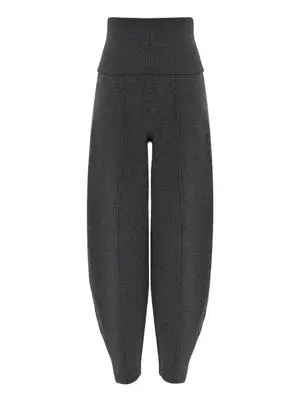 Zimmermann Valiant Knit Barrel Pants - Graphite