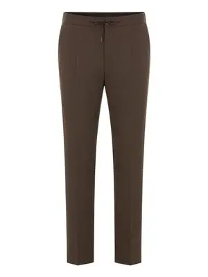 Herno Pleated Casual Pants - Brown