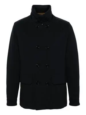 MOORER Double Breasted Down Jacket - Black