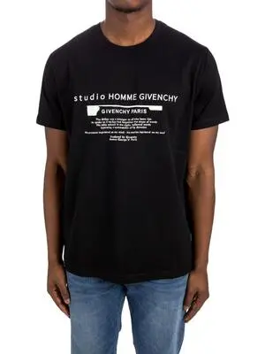 Givenchy Studio Logo-print T-shirt - Black