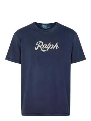 Polo Ralph Lauren Logo-print Cotton T-shirt - Blue