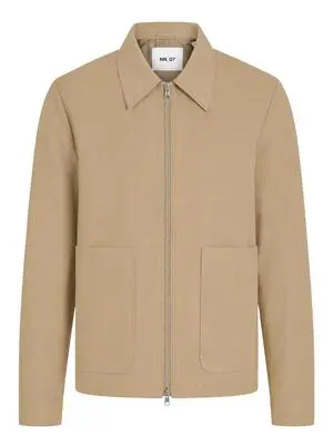 Nn07 Gael Cotton-blend Twill Jacket - Beige