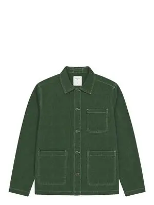 PERCIVAL Cotton Denim Jacket - Green
