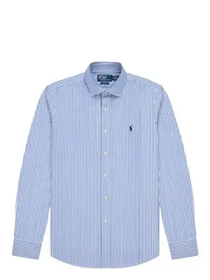 Polo Ralph Lauren Striped Cotton Shirt - Blue
