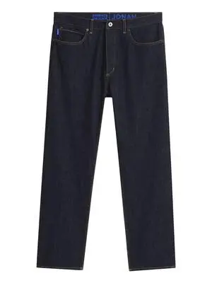 Hugo Regular-fit Rinse-washed Dark-blue Denim Jeans - Dark Blue