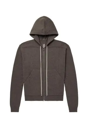 Rick Owens Zip-up Hoodie - Gray