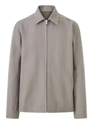 Rick Owens Brad Wool-drill Jacket - Gray