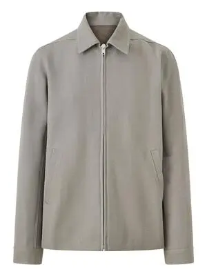 Rick Owens Brad Wool-drill Jacket - Gray
