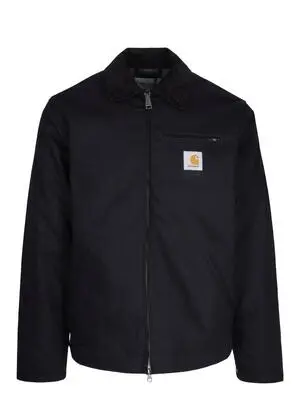 Carhartt Work In Progress Canvas Zip-up Jacket - Black