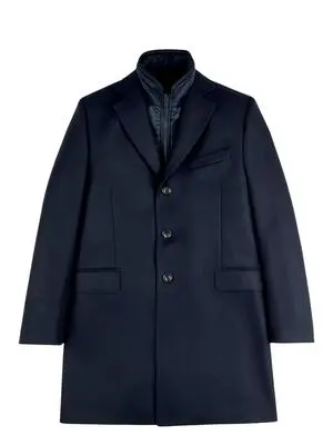 FAY Coat With Inner Down Jacket - Blue