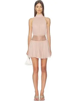 Retrofete Daly Chiffon Dress - Truffle