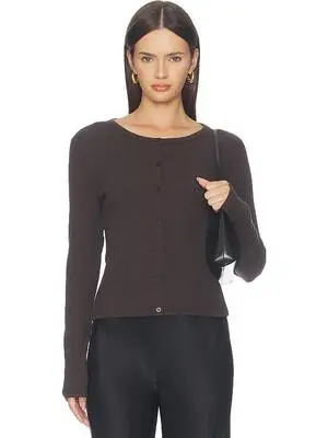 SAMSOE SAMSOE Saalexo Longsleeve Cardigan - Mulch