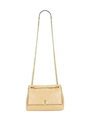 Tory Burch Quilted Shoulder Bag - Pecan