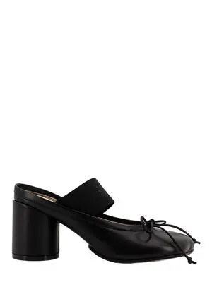 MAISON MARGIELA Numeric Anatomic Leather Mules - Black