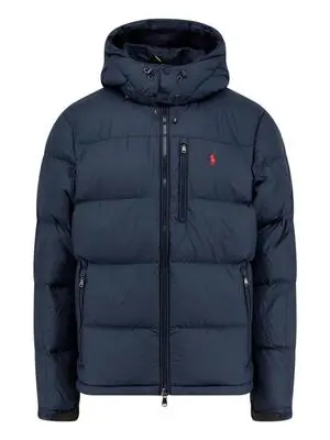 Polo Ralph Lauren Recycled Polyester Down Jacket With Hood - Blue
