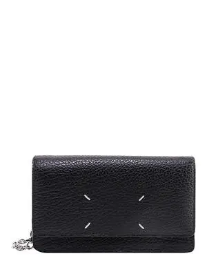 MAISON MARGIELA Maison Margiela Four Stitches Leather Wallet Black