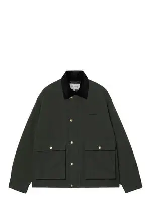 Carhartt Work In Progress Quentin Nylon Jacket With Embroidered Logo - Green