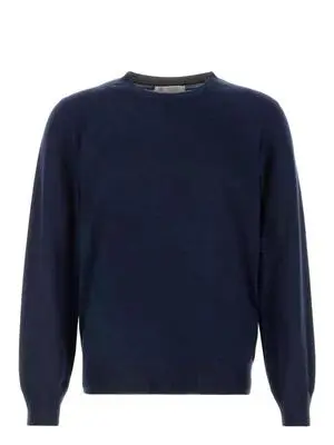 Brunello Cucinelli Brunello Cucinelli Crew Neck Fine Knit Sweater Blue