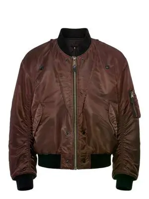MAISON MARGIELA Reversible Four Stitches Bomber Jacket - Brown