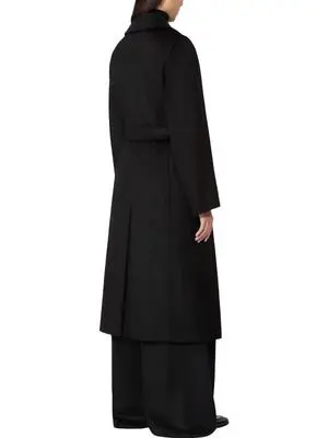 Max Mara Manuela Belted Coat - Black