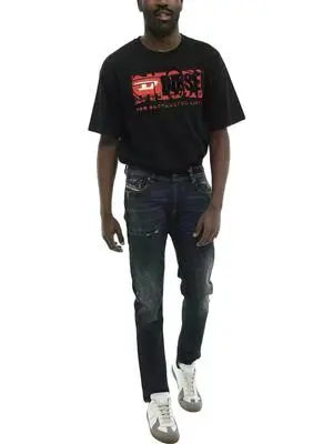 DIESEL® 1979 Sleenker Whiskered Jeans - Blue
