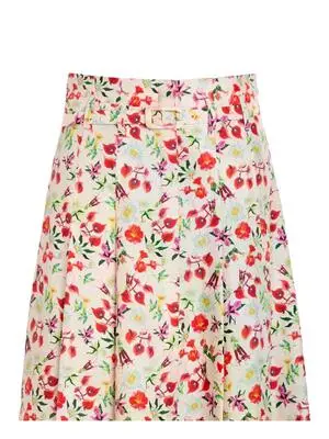 GABRIELA HEARST Gabriela Hearst Dugald Floral Print Midi Skirt