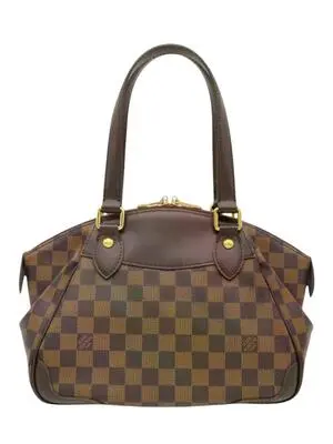 LOUIS VUITTON Damier Ebene Verona Pm Handbag - Brown