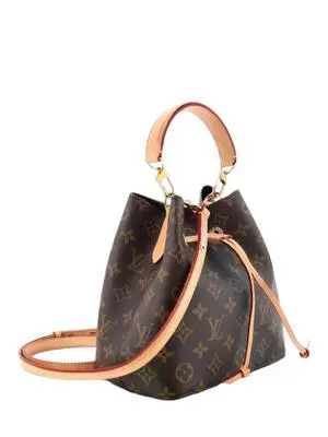 LOUIS VUITTON Louis Vuitton Monogram Canvas BB Bucket Bag Brown