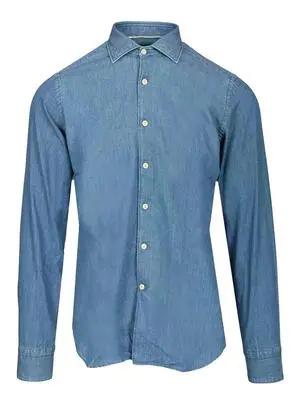 AL DUCA D’AOSTA 1902 Washed-denim Shirt - Blue
