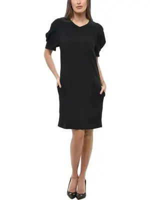 Stella McCartney Stella McCartney Malia Cut-Out Short Sleeve Dress Black