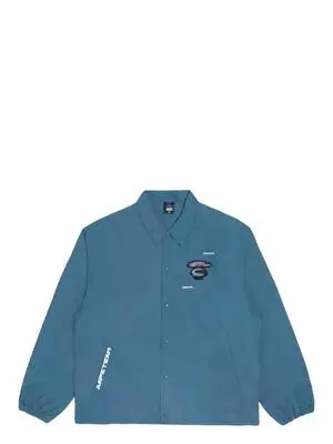 AAPE BY *A BATHING APE Moonface Graphic Coach Jacket - Blue