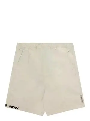 AAPE BY *A BATHING APE Logo Patch Woven Shorts - Neutrals