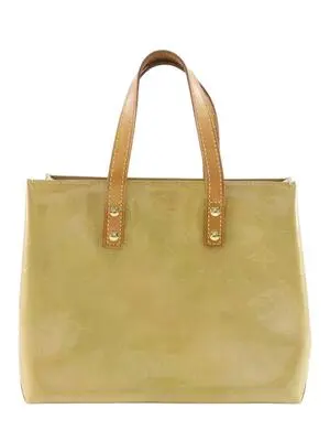 LOUIS VUITTON Louis Vuitton Monogram Vernis Reade PM Handbag Yellow