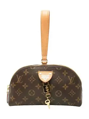 LOUIS VUITTON Monogram Moon Pochette Clutch Bag - Brown